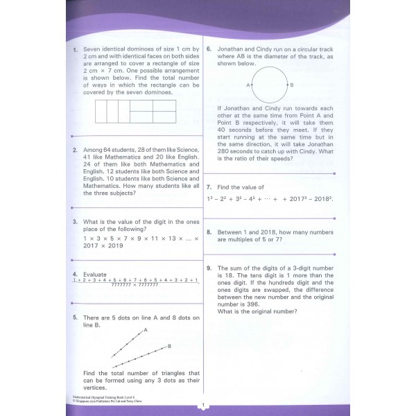 Level 6 Math Olympiad Training Book